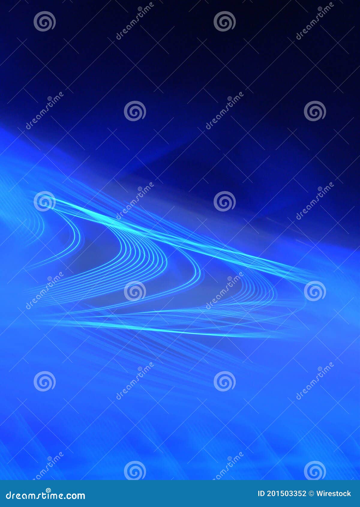 Vertical Abstract Blue Gradient Background Stock Illustration ...