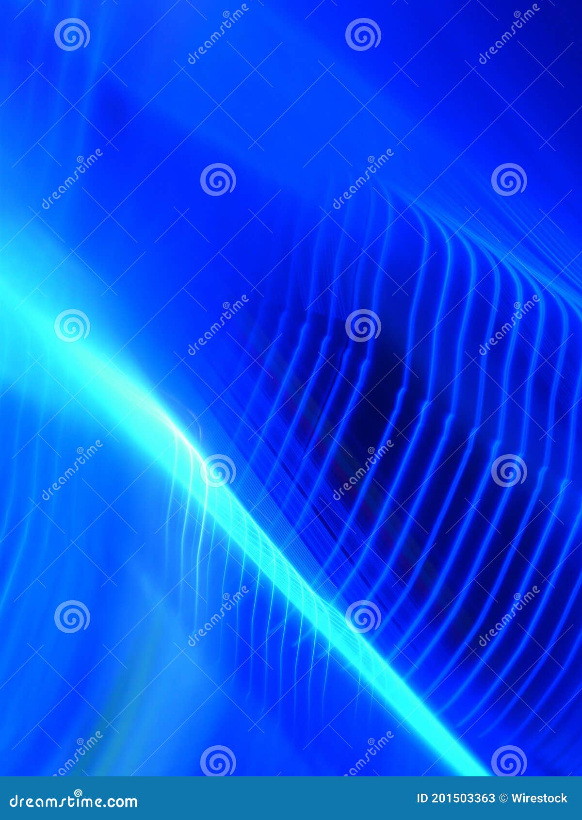 Vertical Abstract Blue Gradient Background Stock Illustration ...
