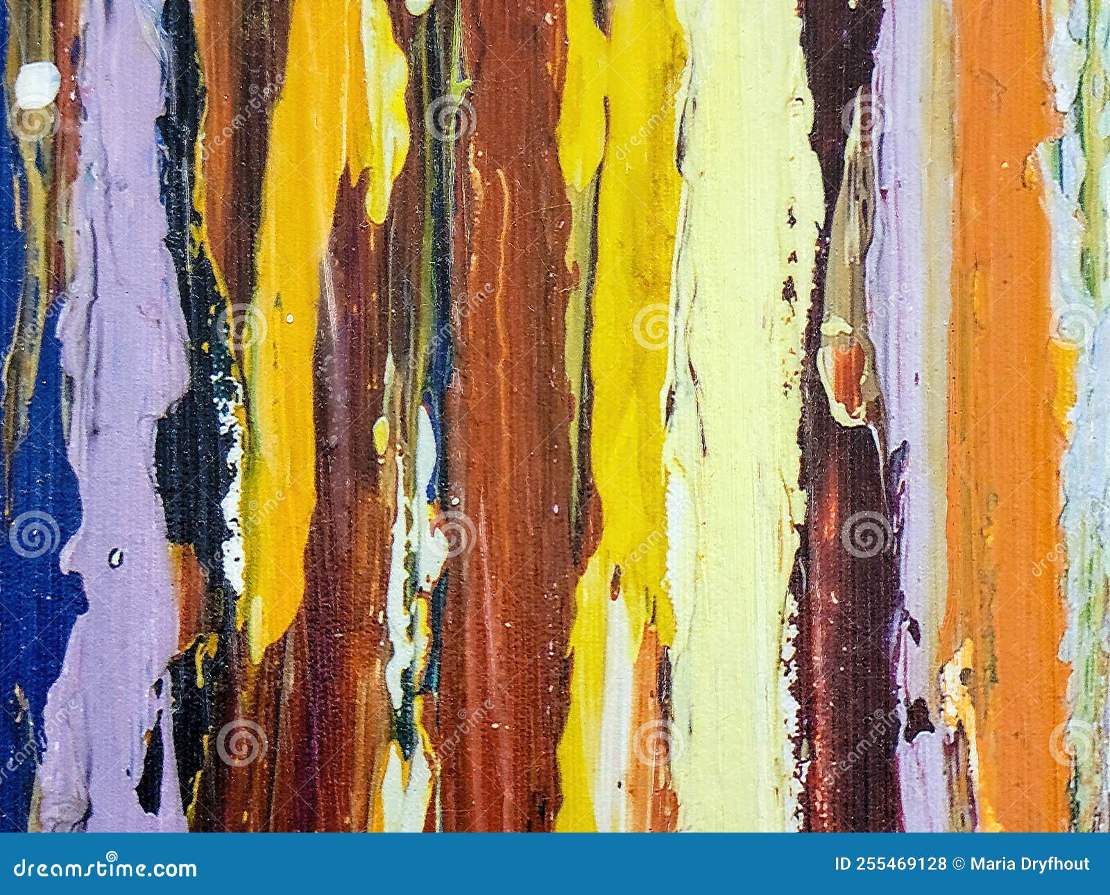 Vertical Abstract Paint Streaks Stock Photo - Image of material, color ...