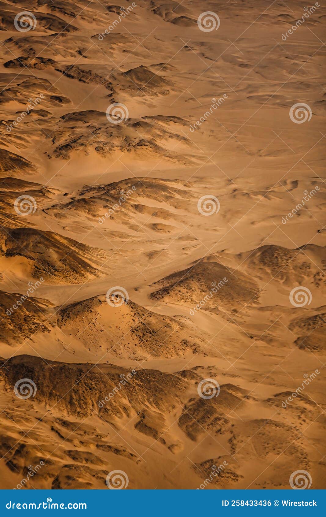 Vertical Aerial Shot of a Desert in Egypt Stock Photo - Image of ...
