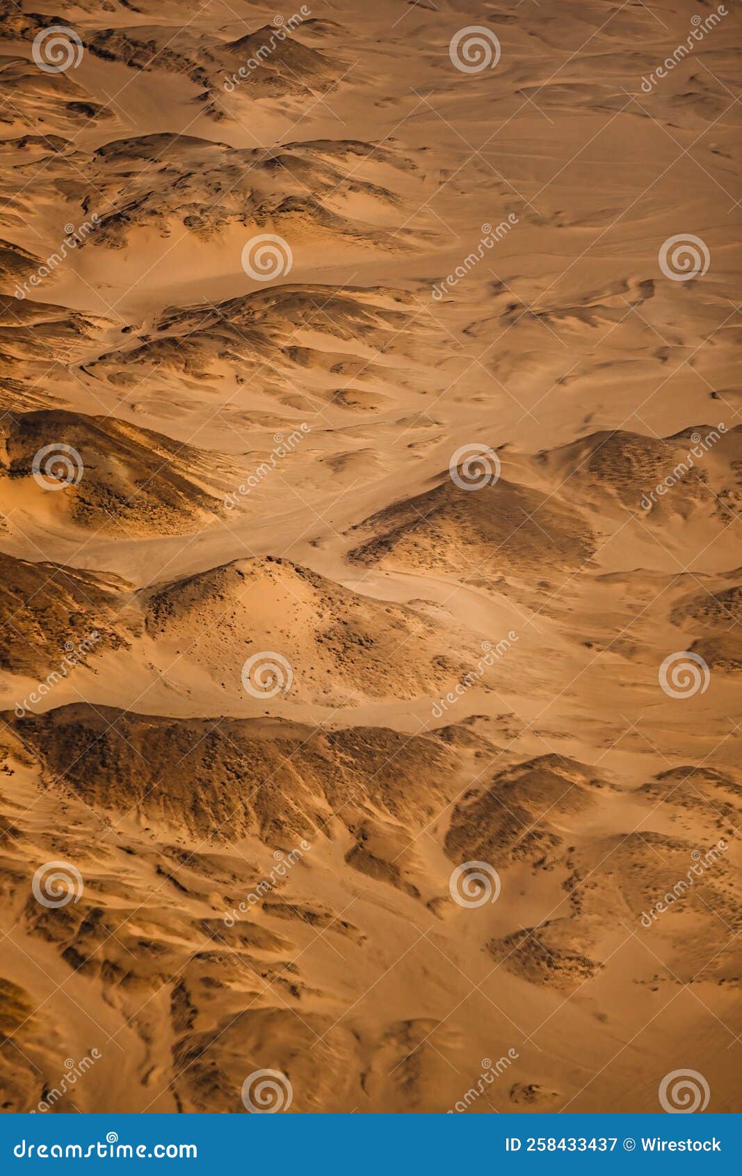 Vertical Aerial Shot of a Desert in Egypt Stock Image - Image of ...