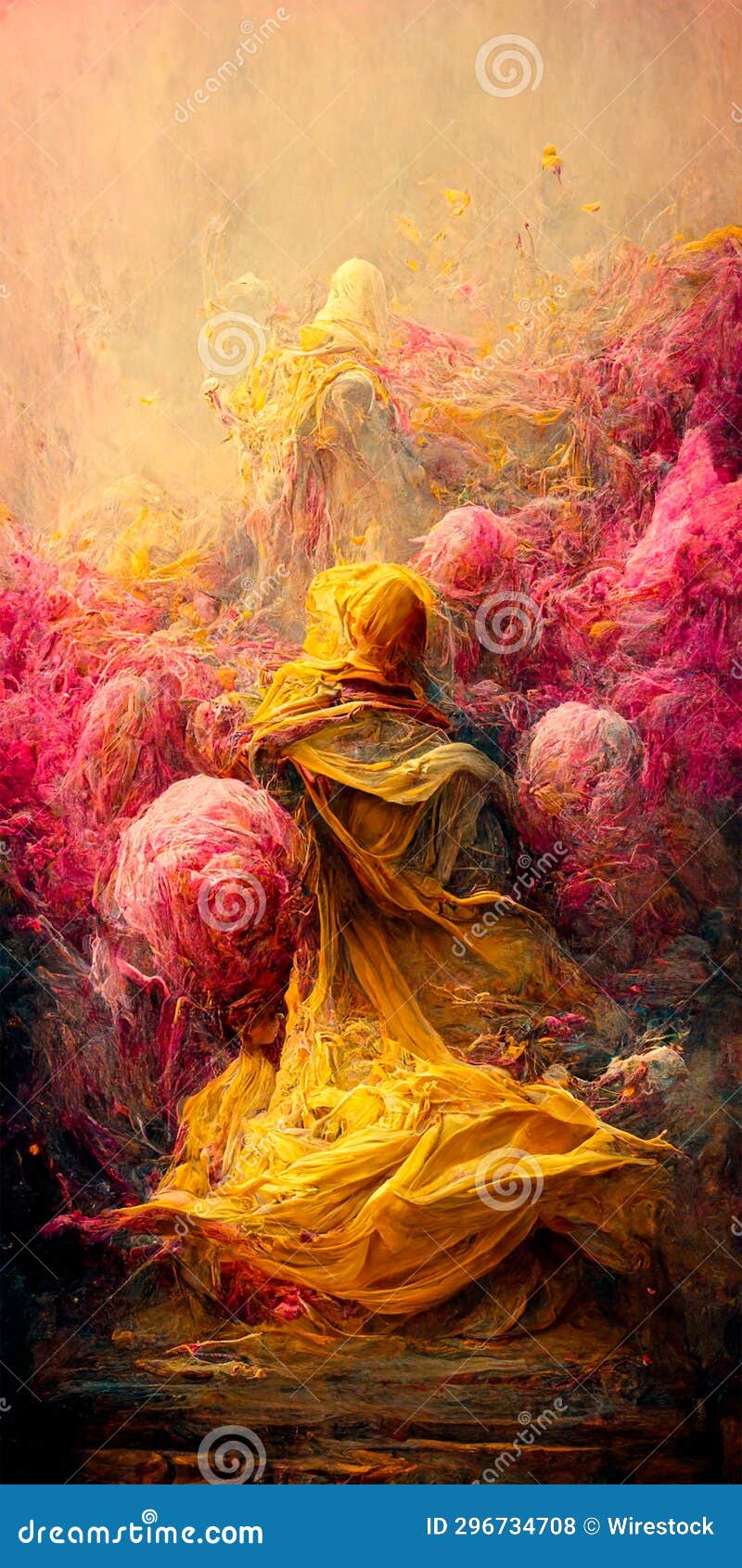 Vertical AI-generated Image of a Colorful Abstract Wallpaper for ...