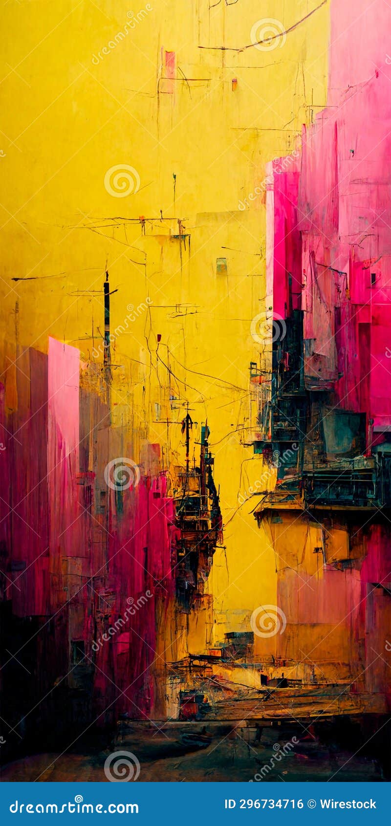 Vertical AI-generated Image of a Colorful Abstract Wallpaper for ...