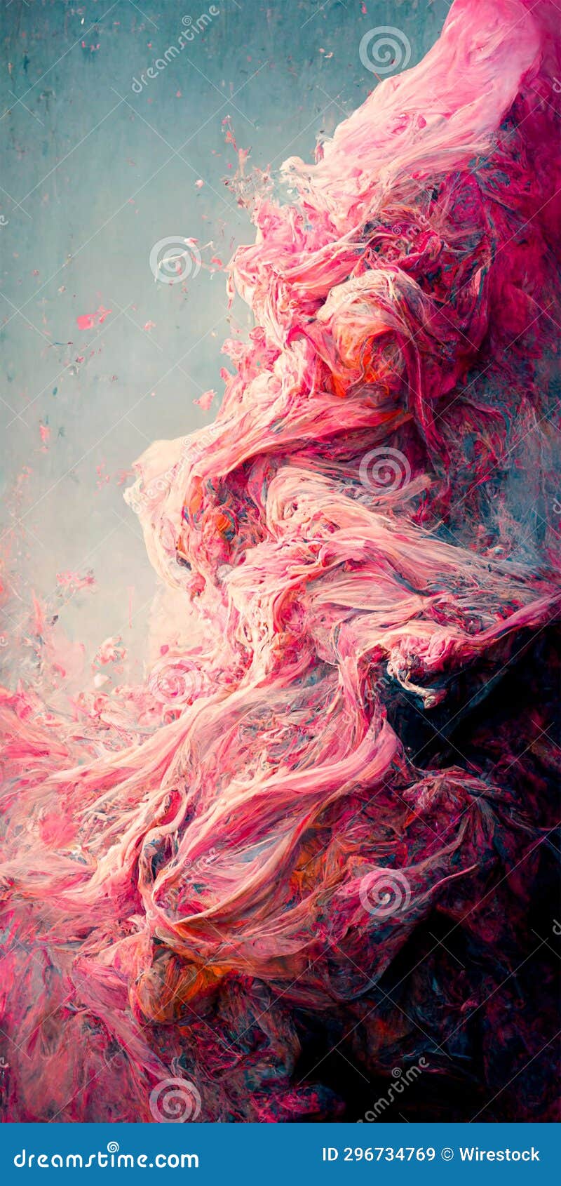 Vertical AI-generated Image of a Pink Abstract Wallpaper for ...