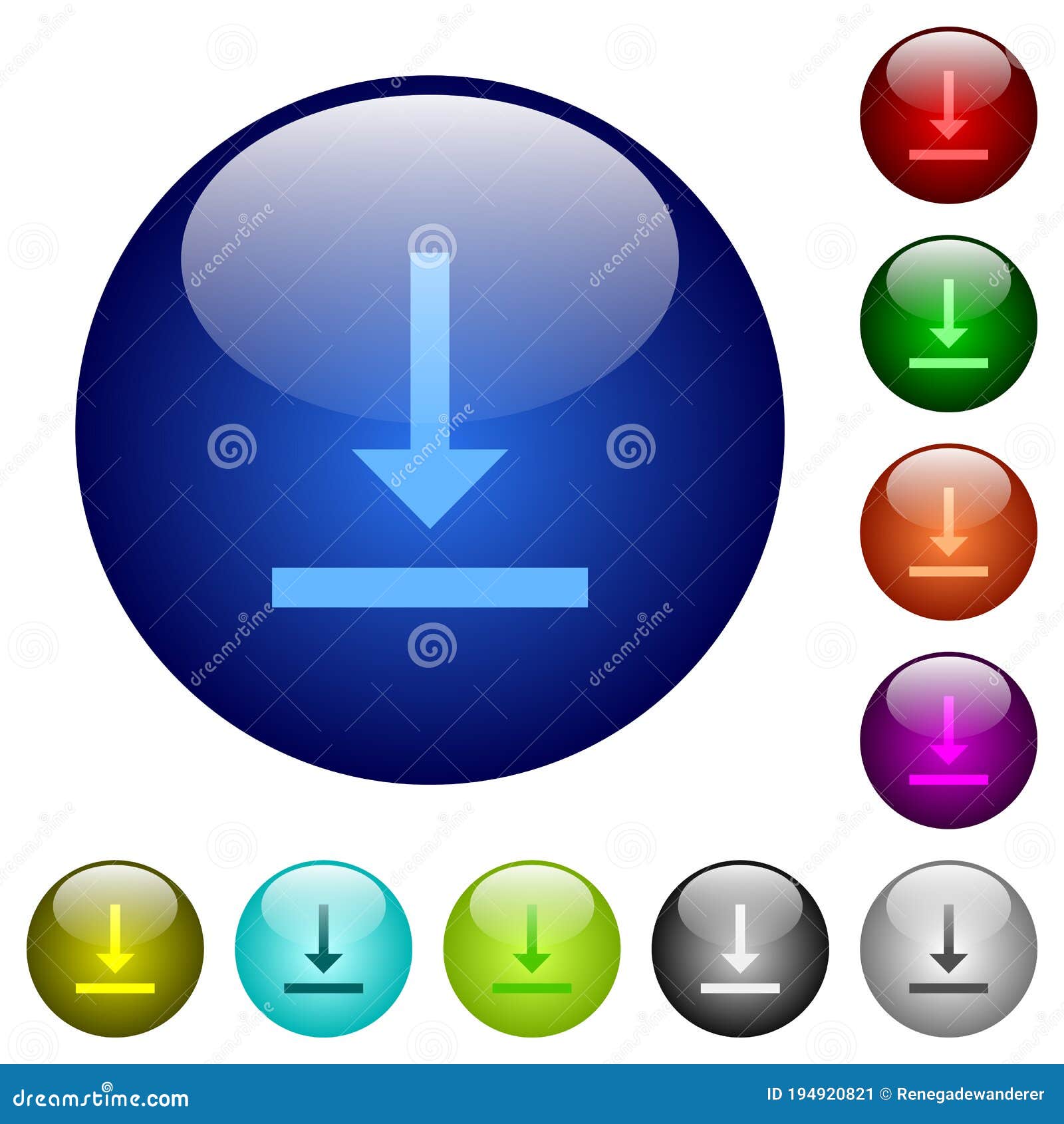 Align Bottom Icon Vector Illustration | CartoonDealer.com #250343486