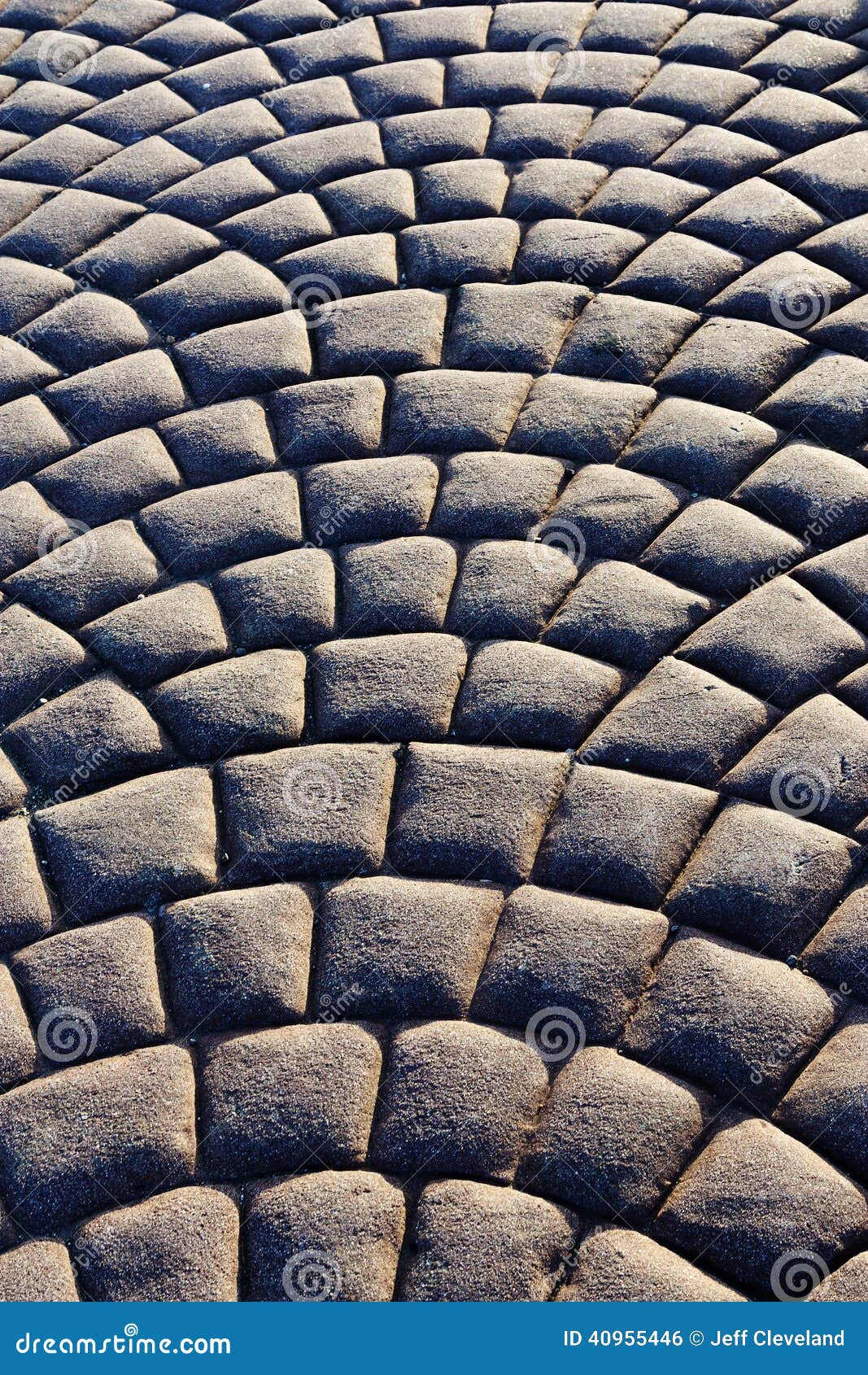 Vertical Arc Pattern of Paving Stones Earth Tone Stock Photo - Image of ...