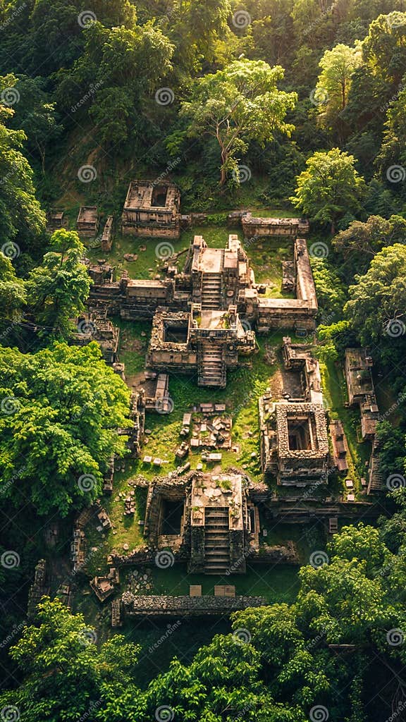 Vertical Background of Ancient Ruins of Ancient Civilization Stock ...