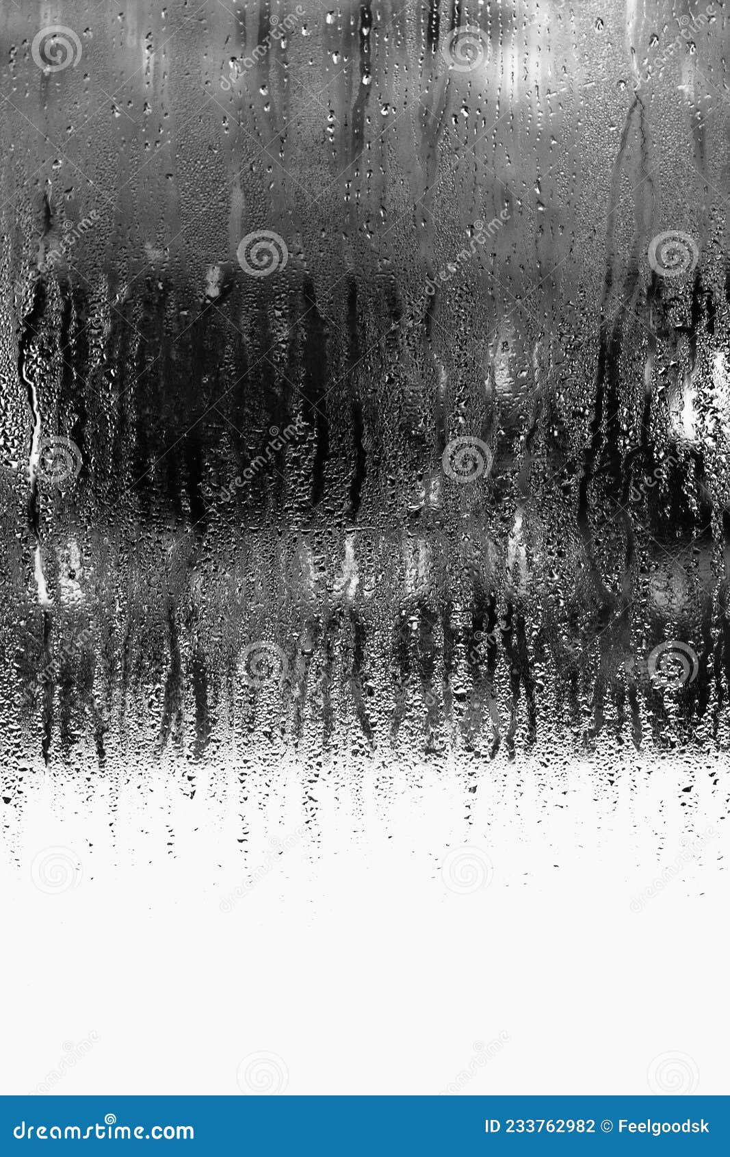 Vertical Background of Condensation on Transparent Glass with High ...