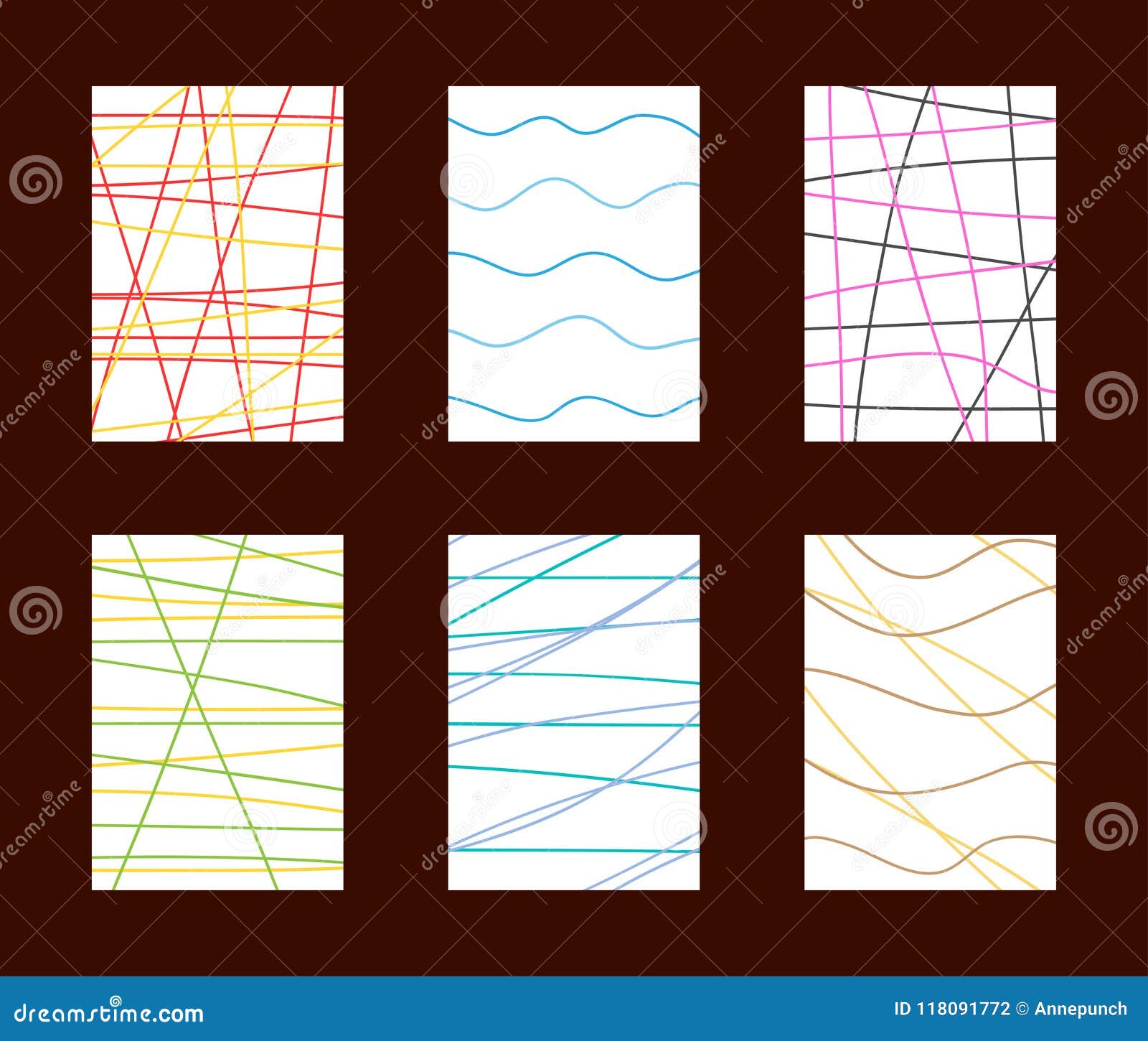 Vertical Backgrounds With Abstract Scribbles. Sketch, Doodle, Scrawl ...
