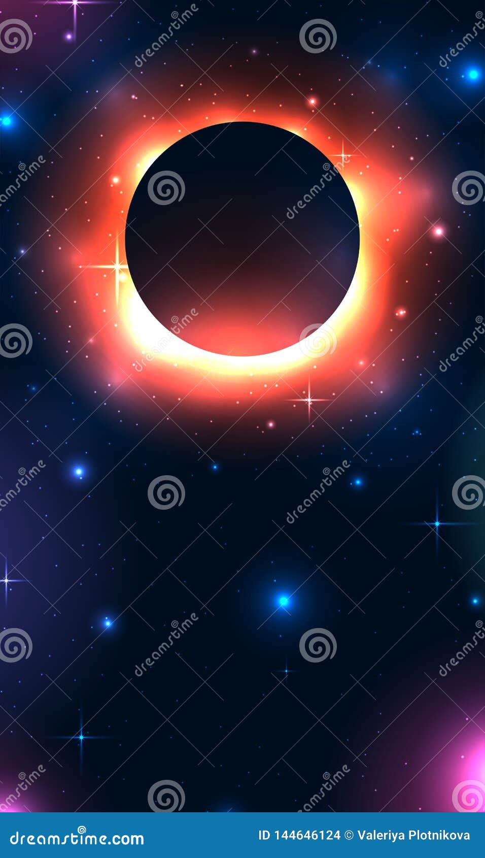 Supernova Vector Illustration. How Stars Become To Big Bang And ...