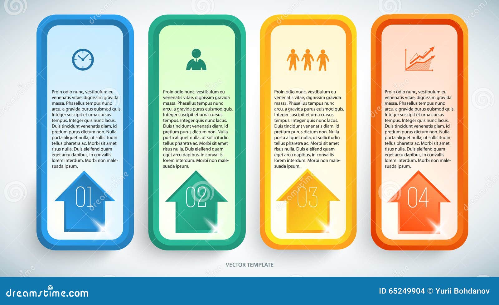 Vertical Banner Business Concept Profit Stock Vector - Illustration of ...