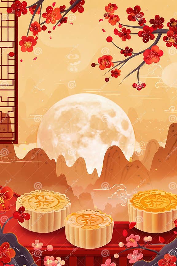 Vertical Banner, Mid Autumn Festival, Light Delicate Delicate ... Vertical Banner, Mid Autumn Festival, Light Delicate Delicate ...