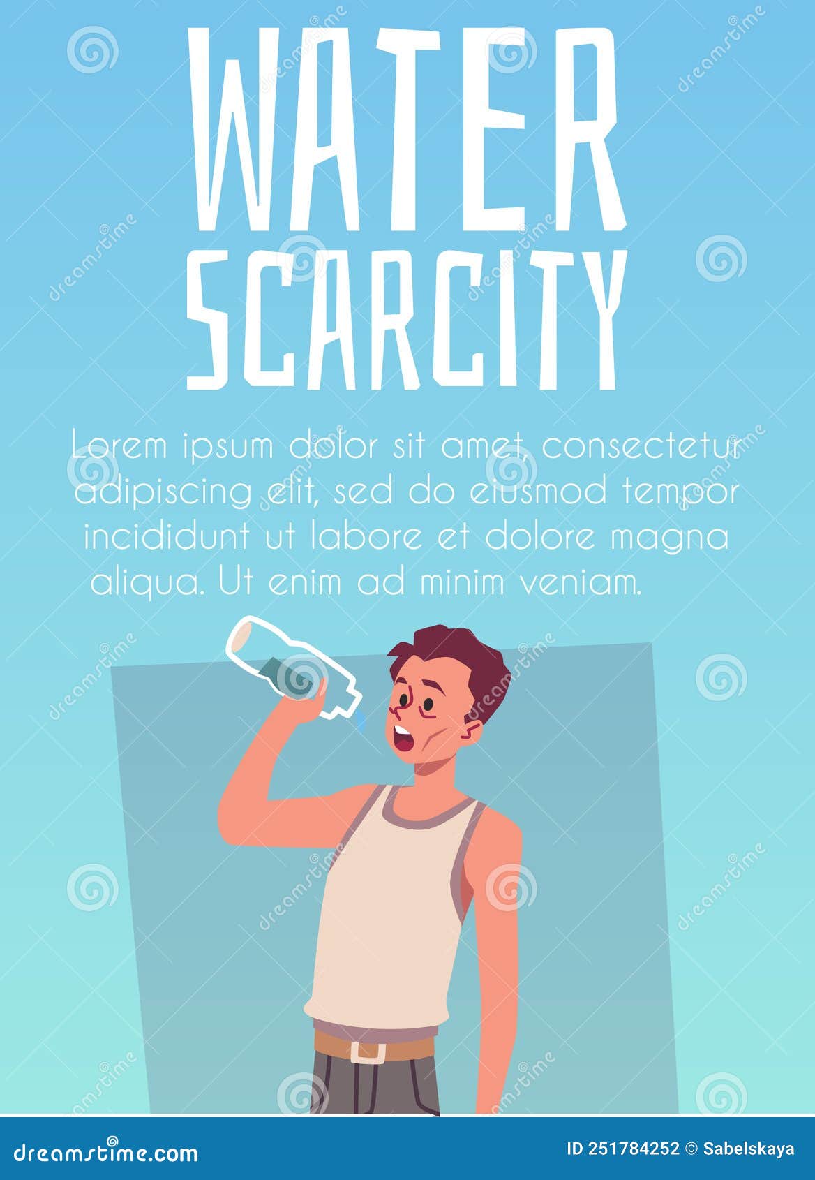 Scarcity Of Water Poster
