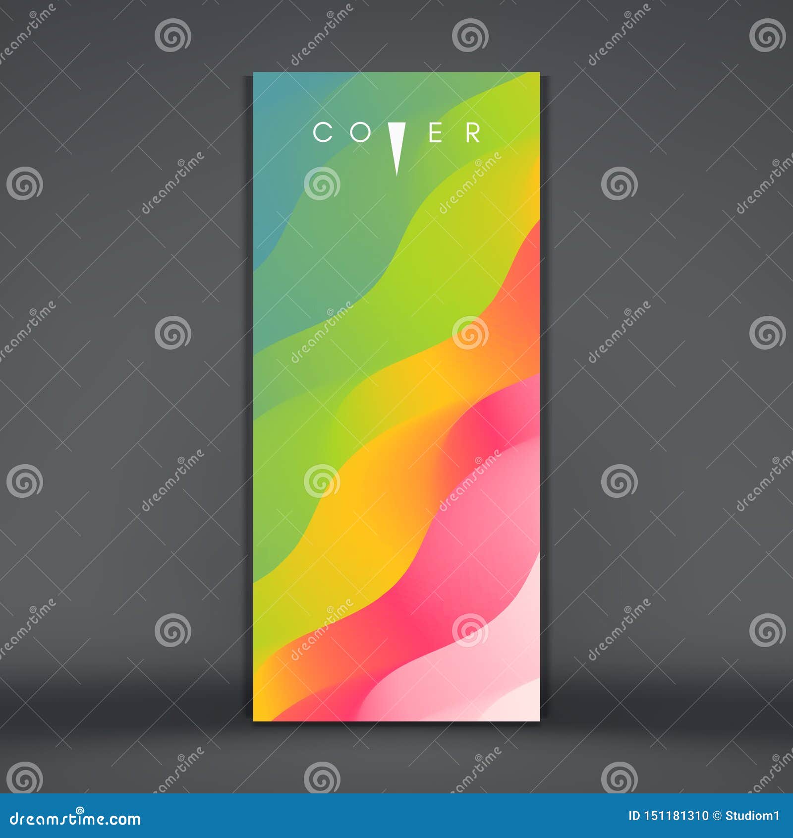 Vertical Banner or Stand for Conference. Cover Design Template ...