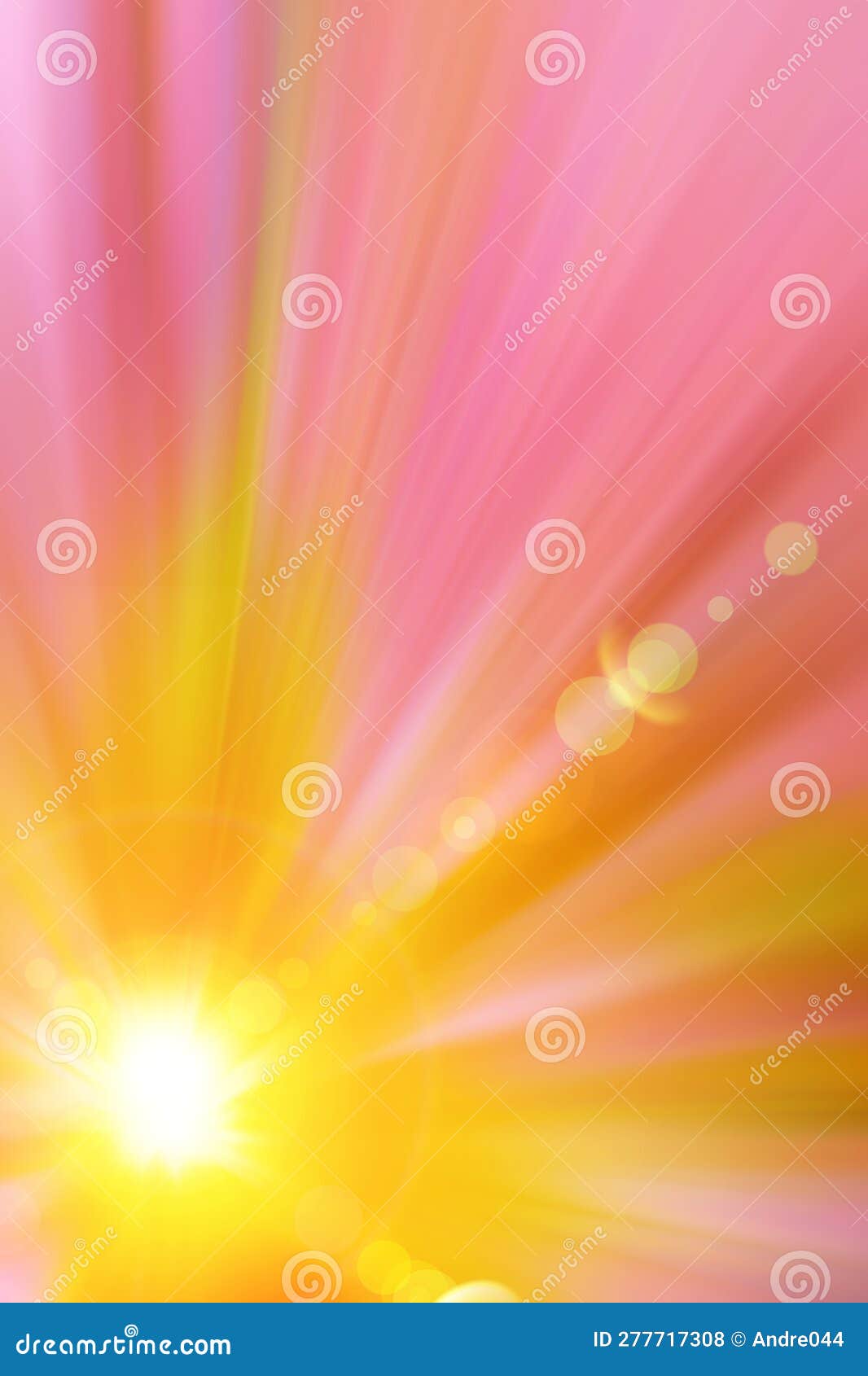 Vertical Banner Sun Rays. Futuristic Multicolor Abstract. Stock Photo ...