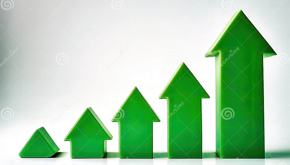 Vertical Bar Chart or Graph with Rectangular Bars with Heights or ...