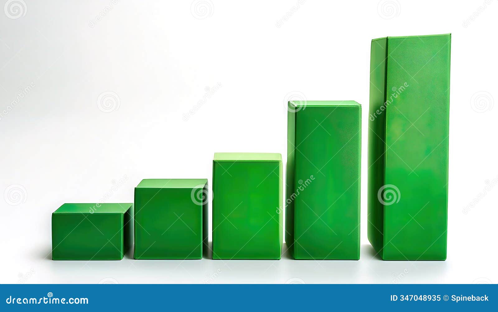 Vertical Bar Chart or Graph with Rectangular Bars with Heights or ...