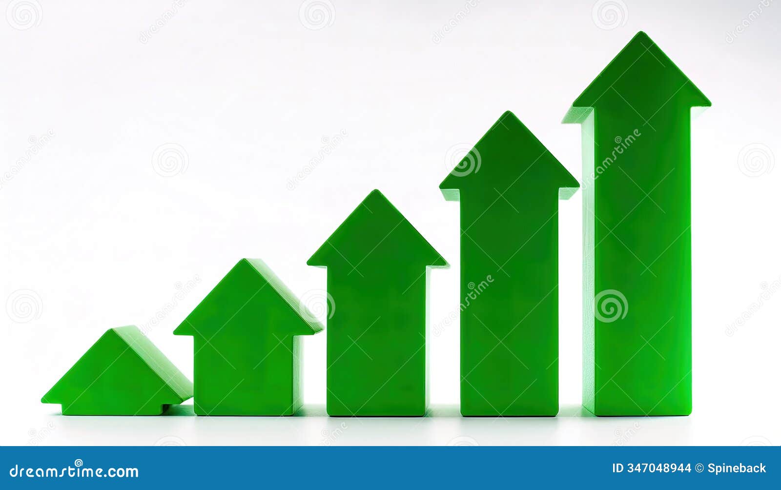 Vertical Bar Chart or Graph with Rectangular Bars with Heights or ...