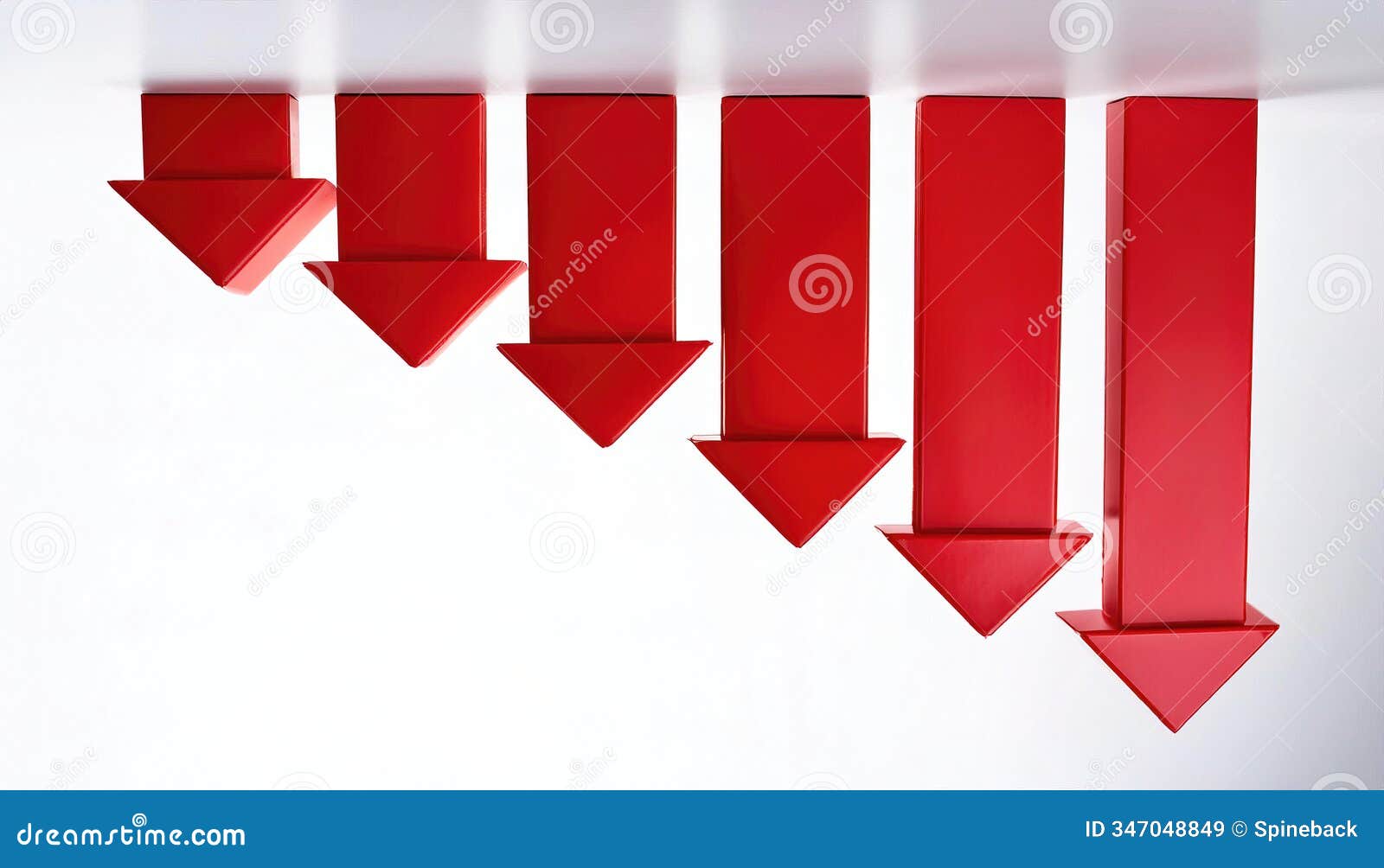 Vertical Bar Chart or Graph with Rectangular Bars with Heights or ...
