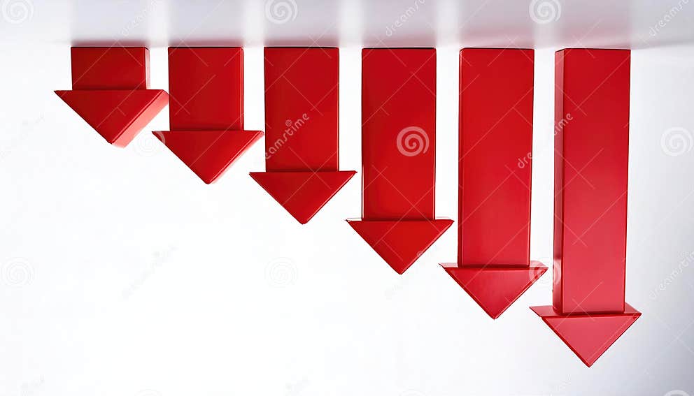 Vertical Bar Chart or Graph with Rectangular Bars with Heights or ...