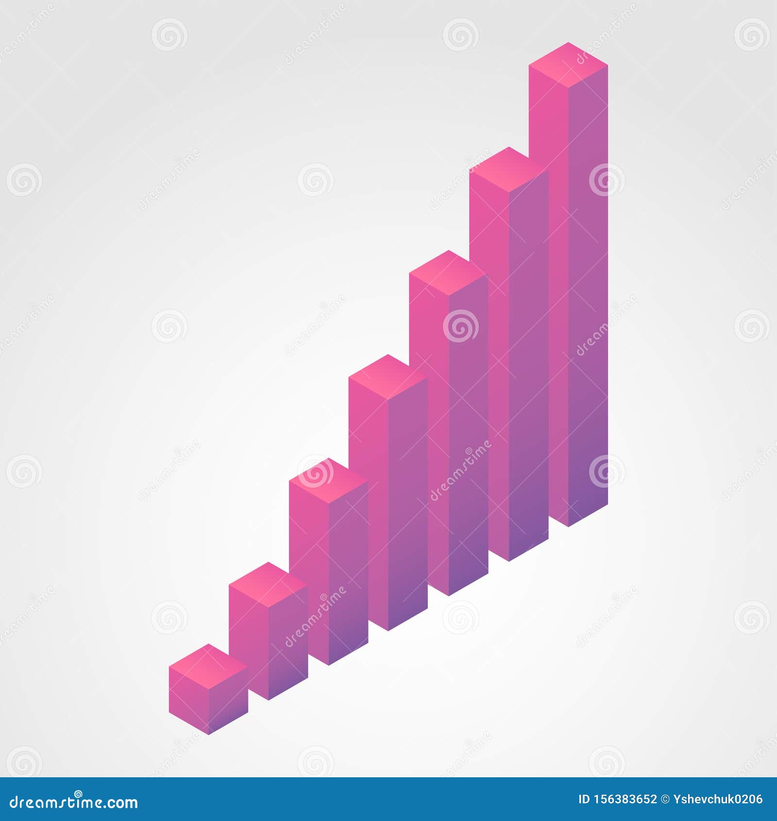 Vertical Bar Graph. Diagram Symbol. Color Design Stock Vector ...