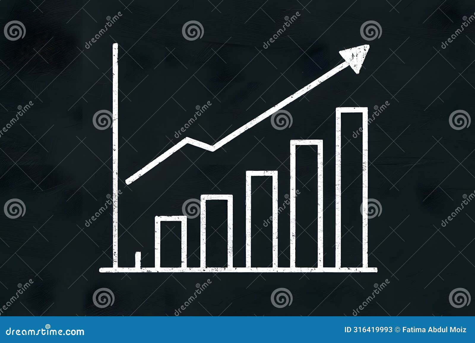 Vertical Bars Show Data Comparison, while Trend Line Represents ...