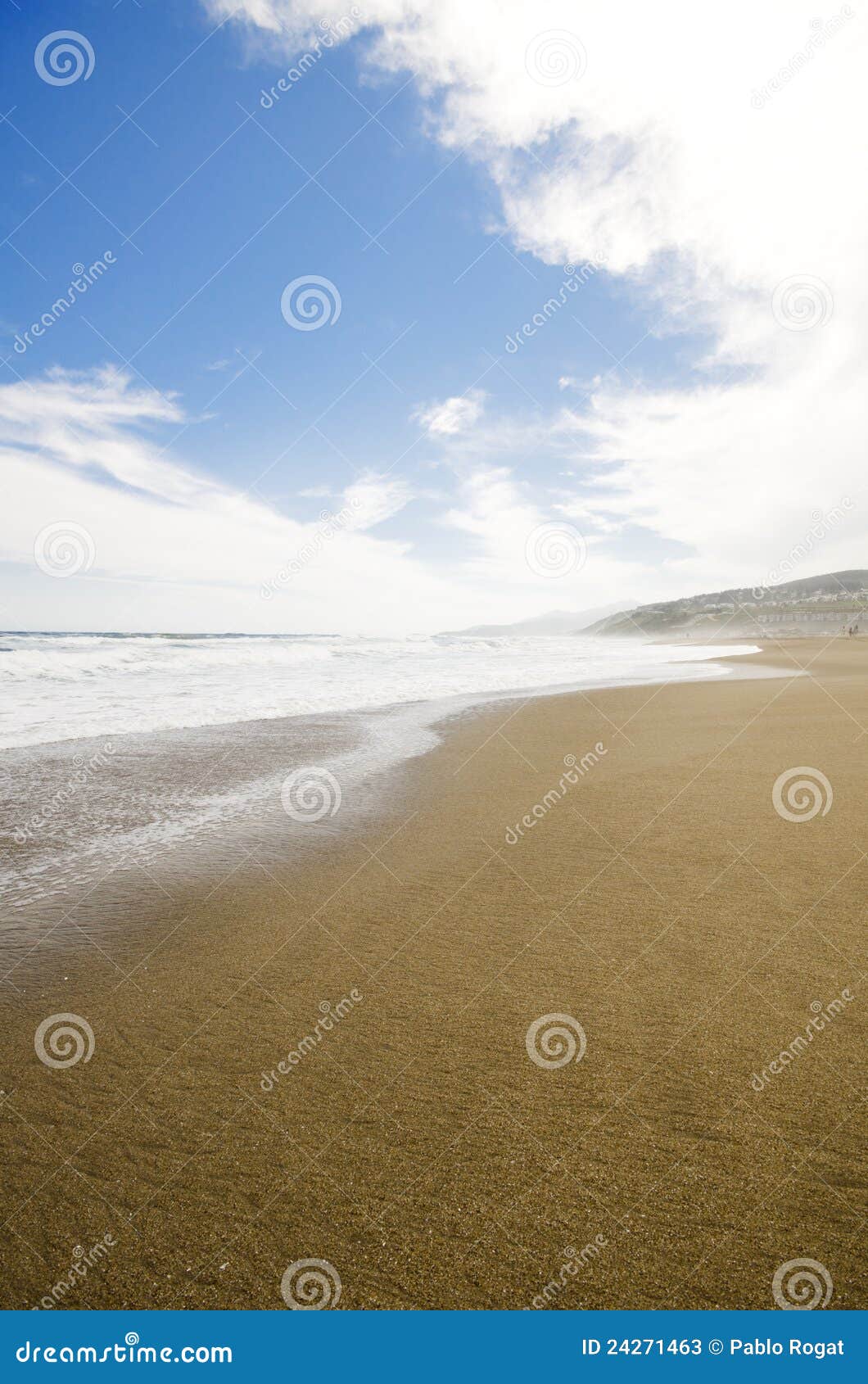 Vertical Beach Landscape stock image. Image of island - 24271463