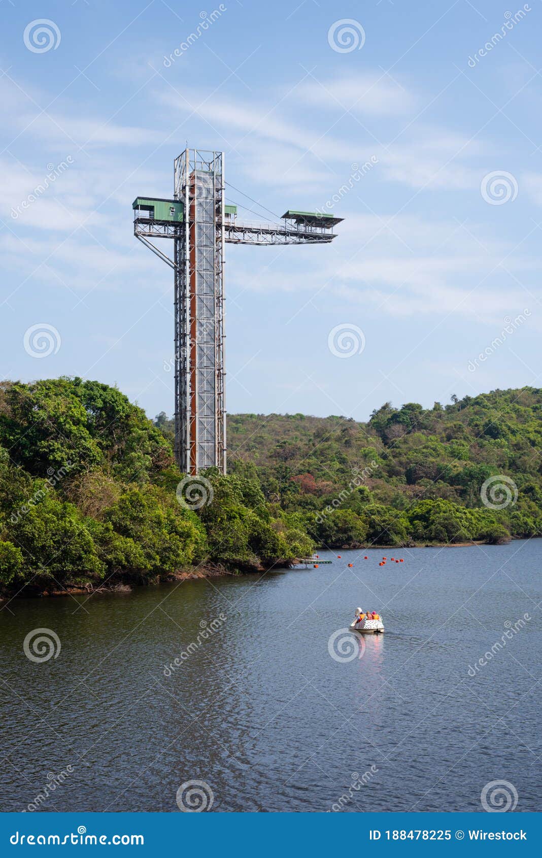 Bungee From Tower Crane Stock Photo | CartoonDealer.com #135174420