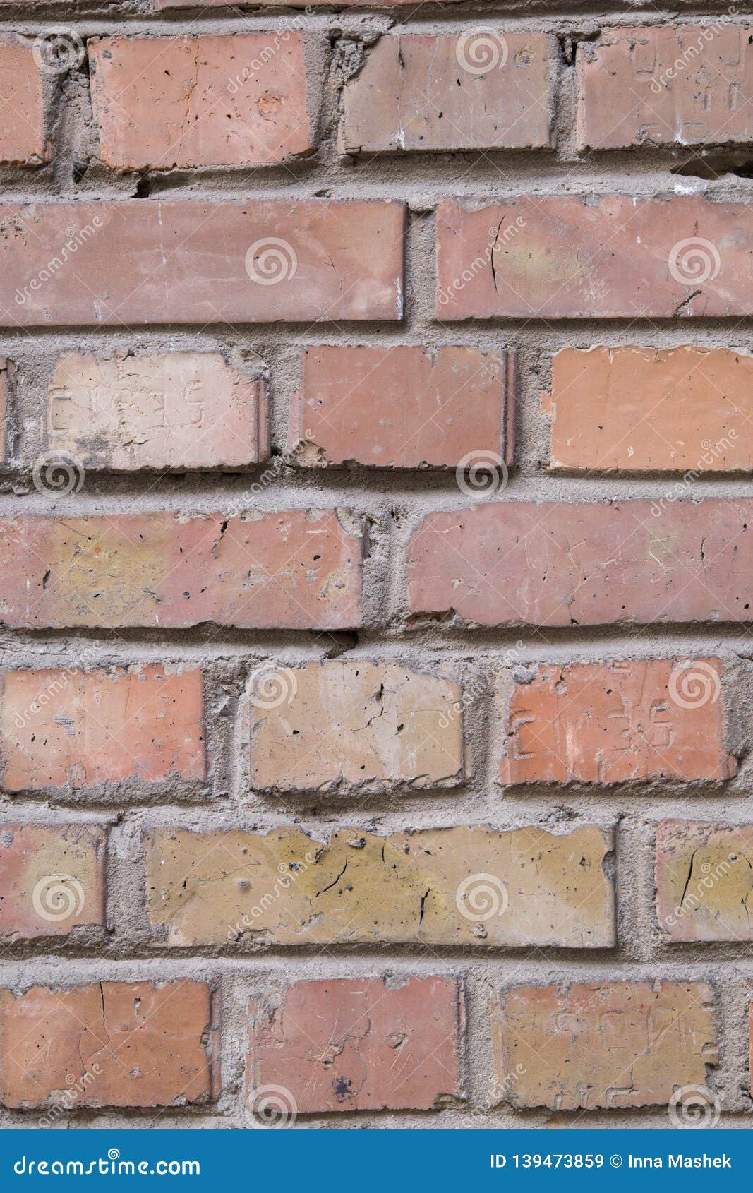 Beige Brick Wall. Brick Wall Texture Pattern or Brick Wall Background ...