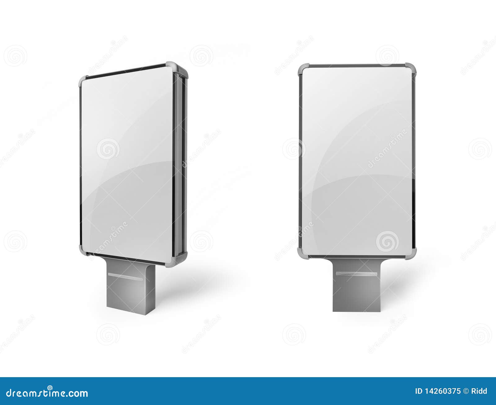 Vertical billboard stock illustration. Illustration of dimensional ...