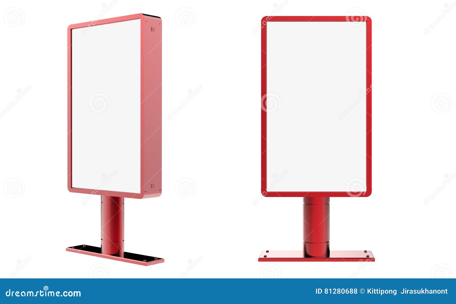 Vertical Billboard Collage Template Smartphone Display Man Advertise ...