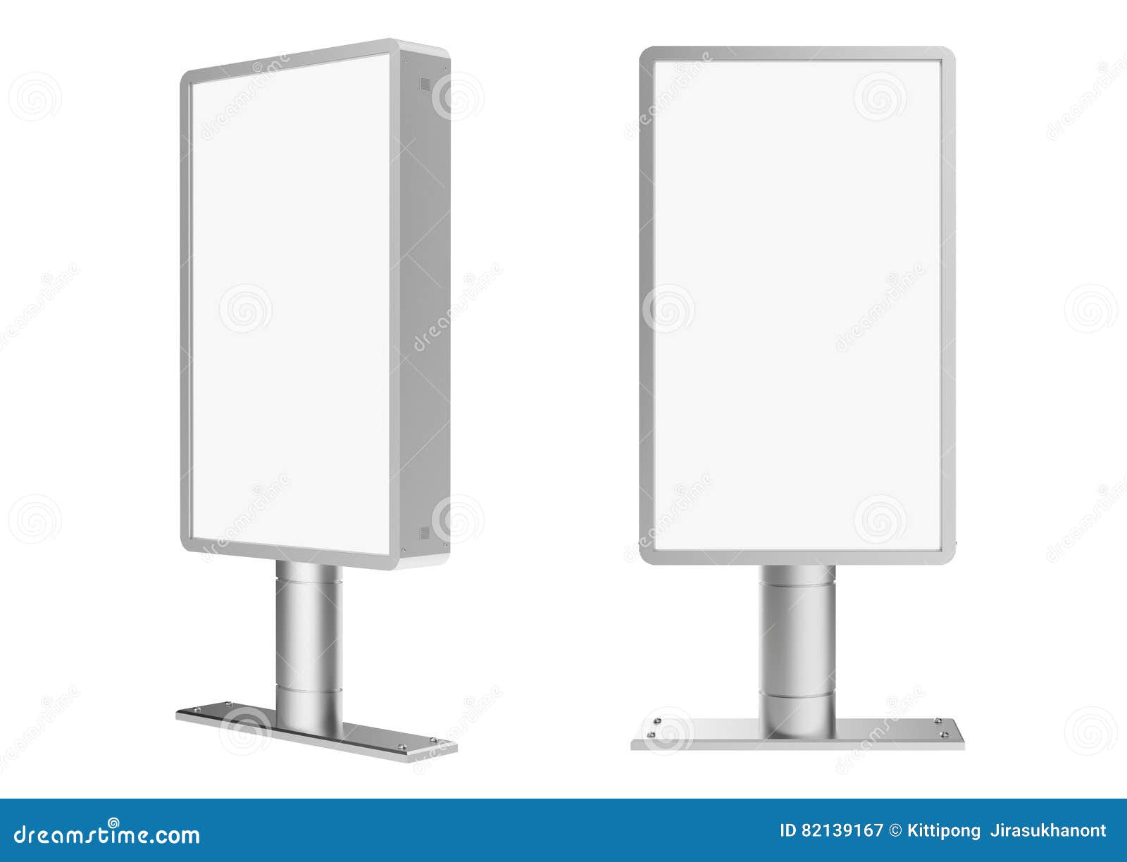Vertical billboard stock illustration. Illustration of board - 82139167
