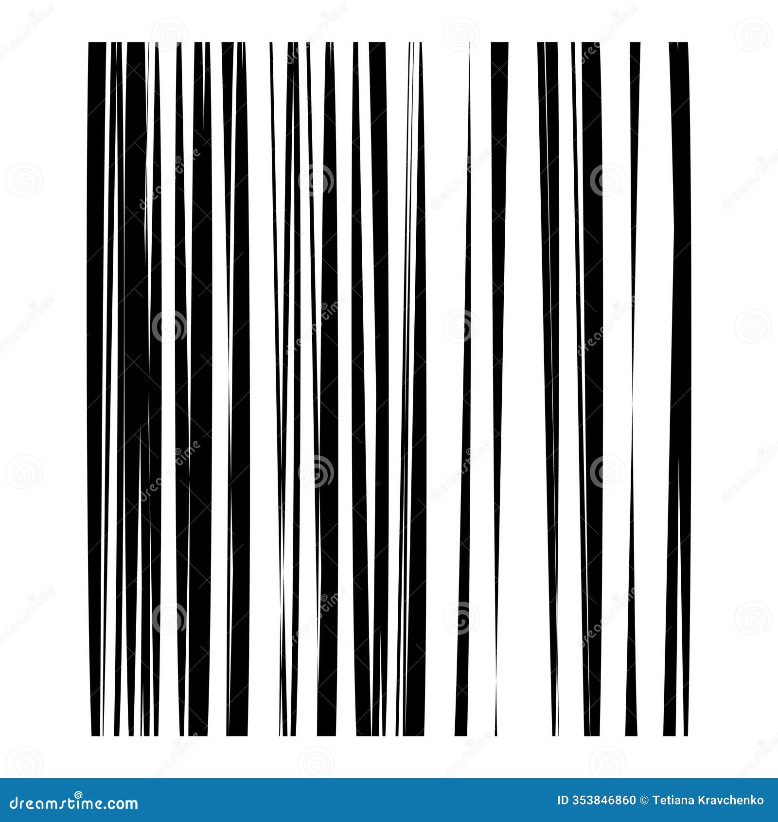 Vertical Black Lines. Irregular Stripe Pattern. Abstract Vector Texture ...