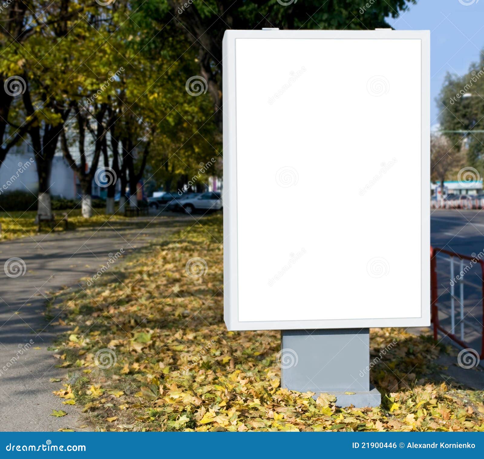 Vertical Blank Billboard Royalty Free Stock Image - Image: 21900446