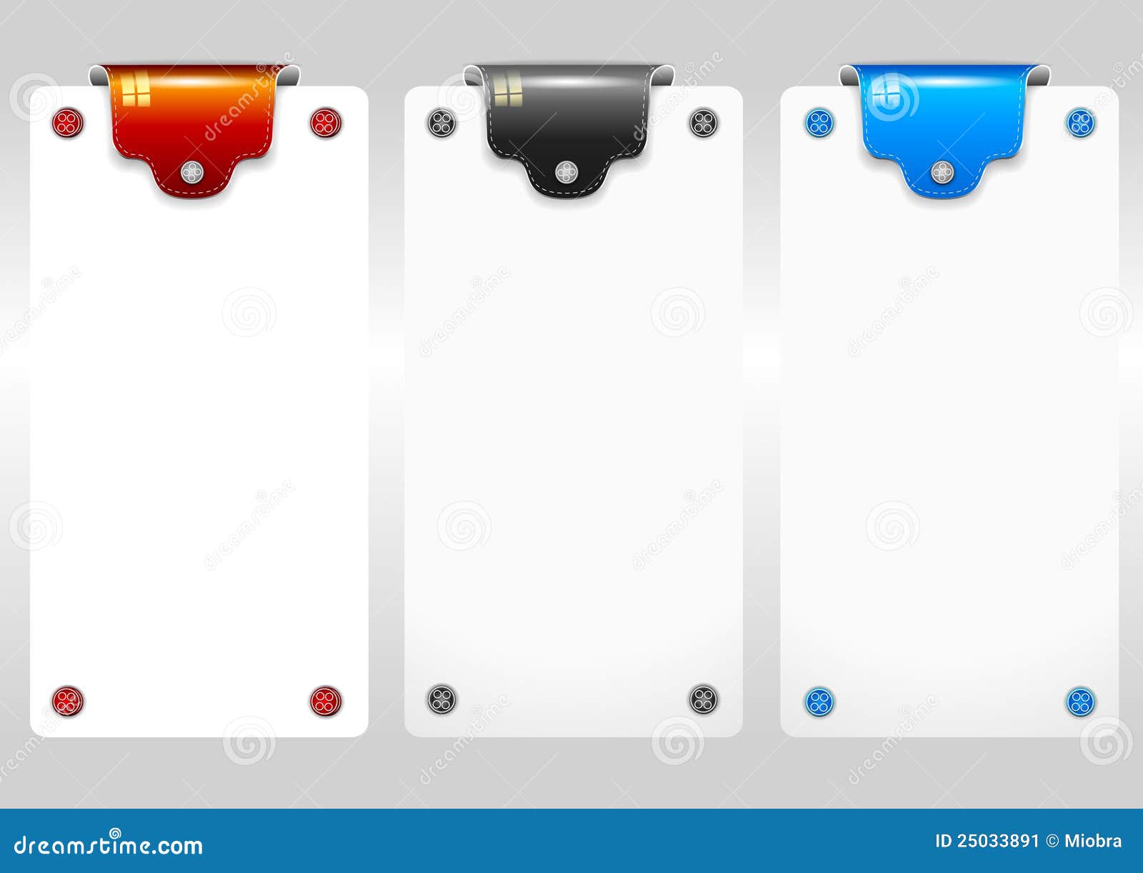 Vertical Blank Presentation Banner Stock Vector - Illustration of blank ...