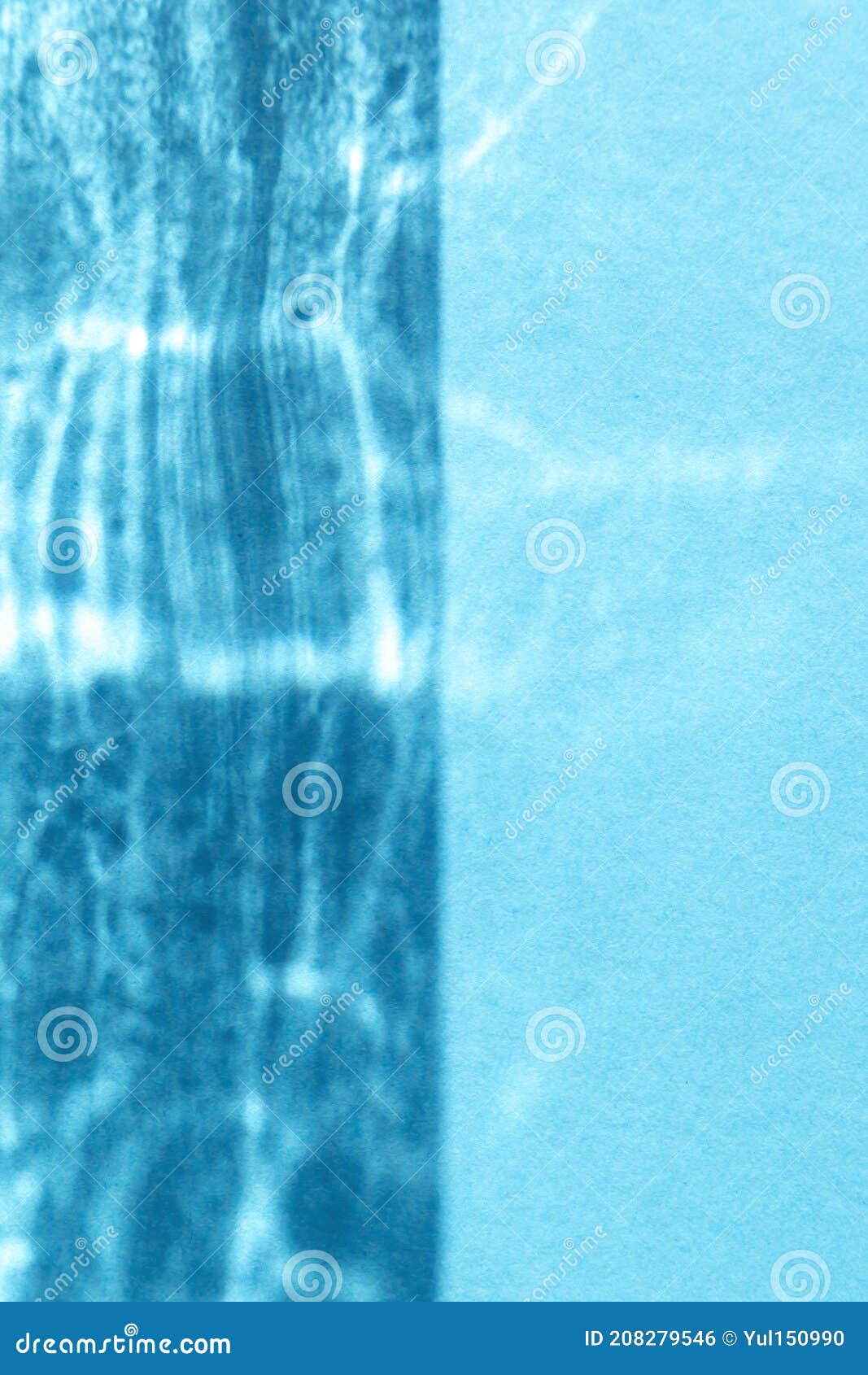 Vertical Blue Background with Waves and Sparkles on the Half of it ...