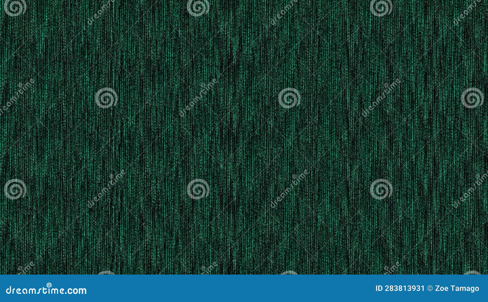 Vertical Blue Digital Binary Matrix Stream Codes Raining Down Loop ...