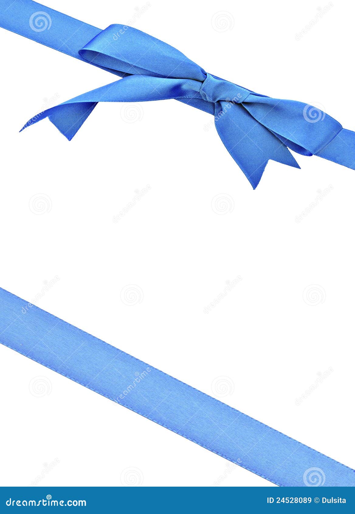 Vertical blue ribbon stock image. Image of isolated, blue - 24528089