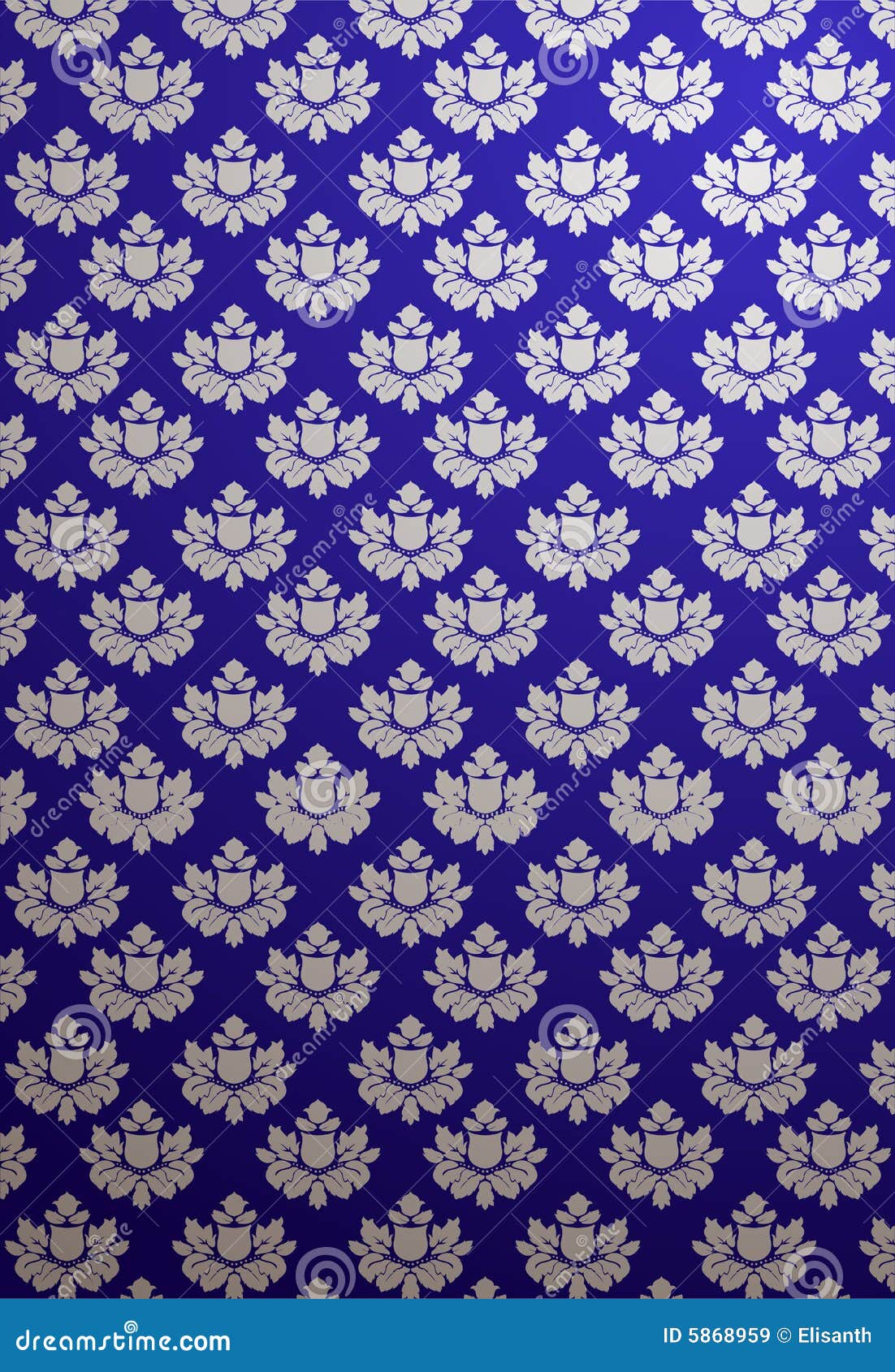 Vertical Blue and Silver Glamour Pattern Stock Vector - Illustration of ...