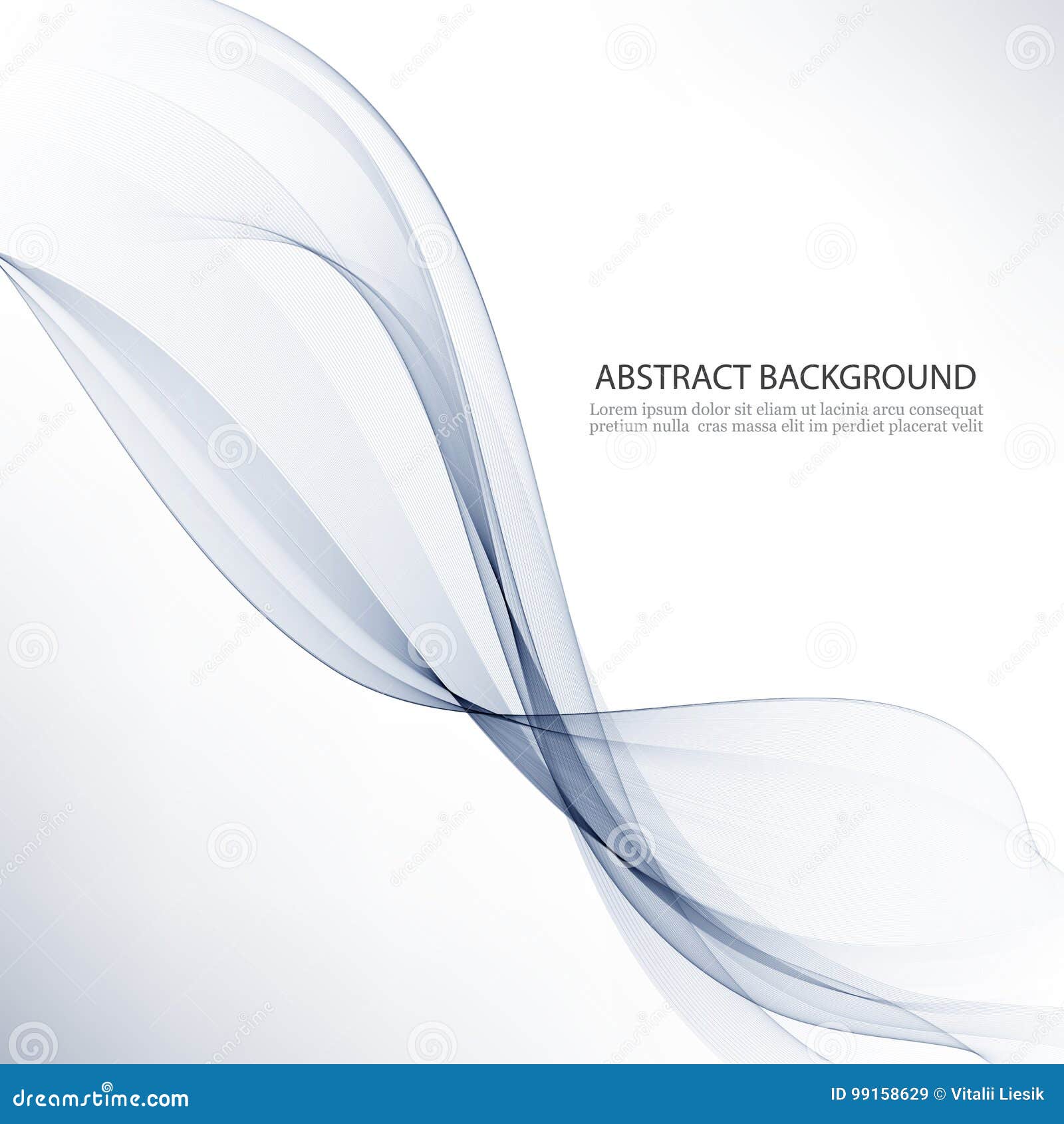 Vertical Blue Wave.Abstract Blue Background Wave Stock Vector ...