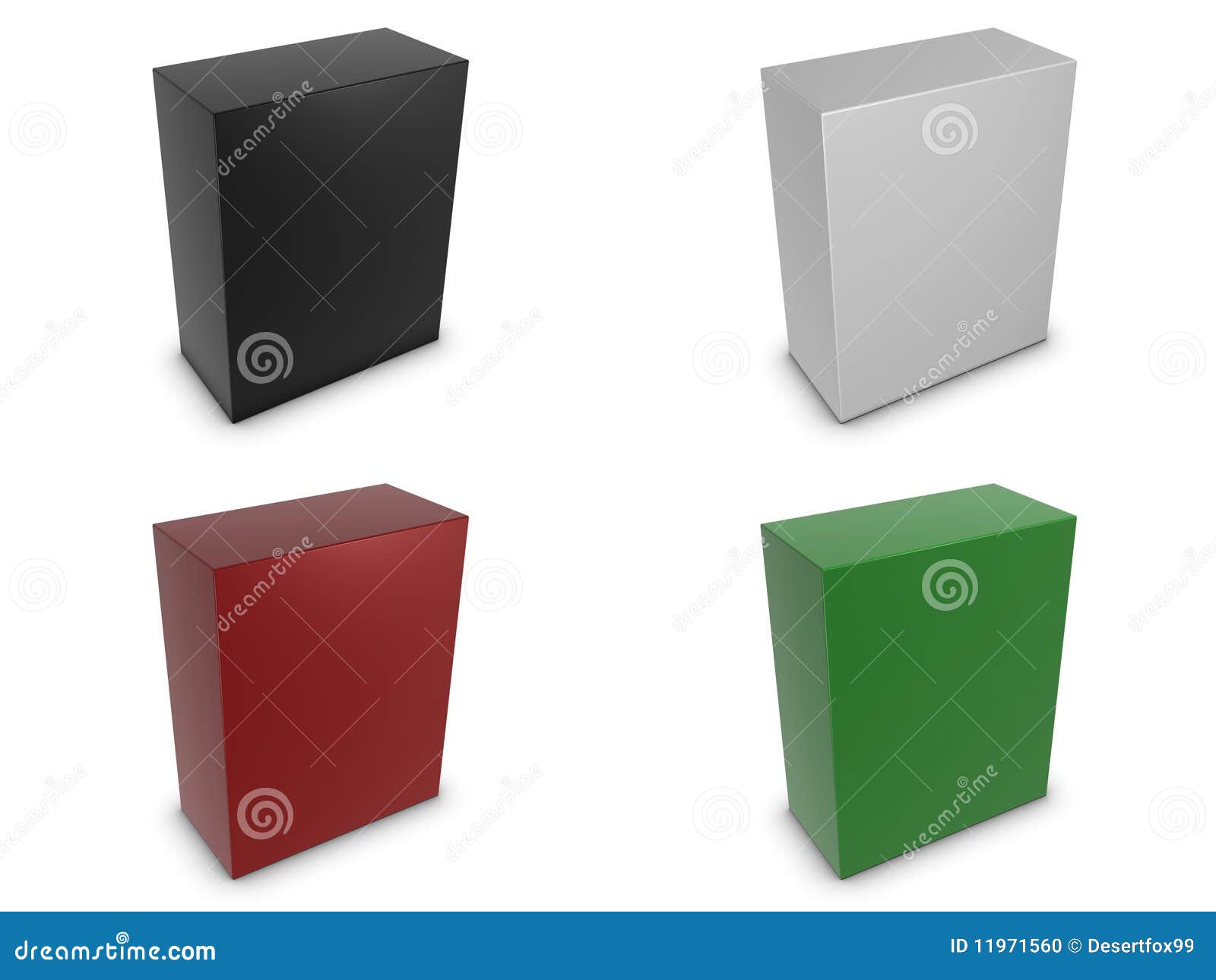 Vertical Boxes in Different Colors Stock Illustration - Illustration of ...