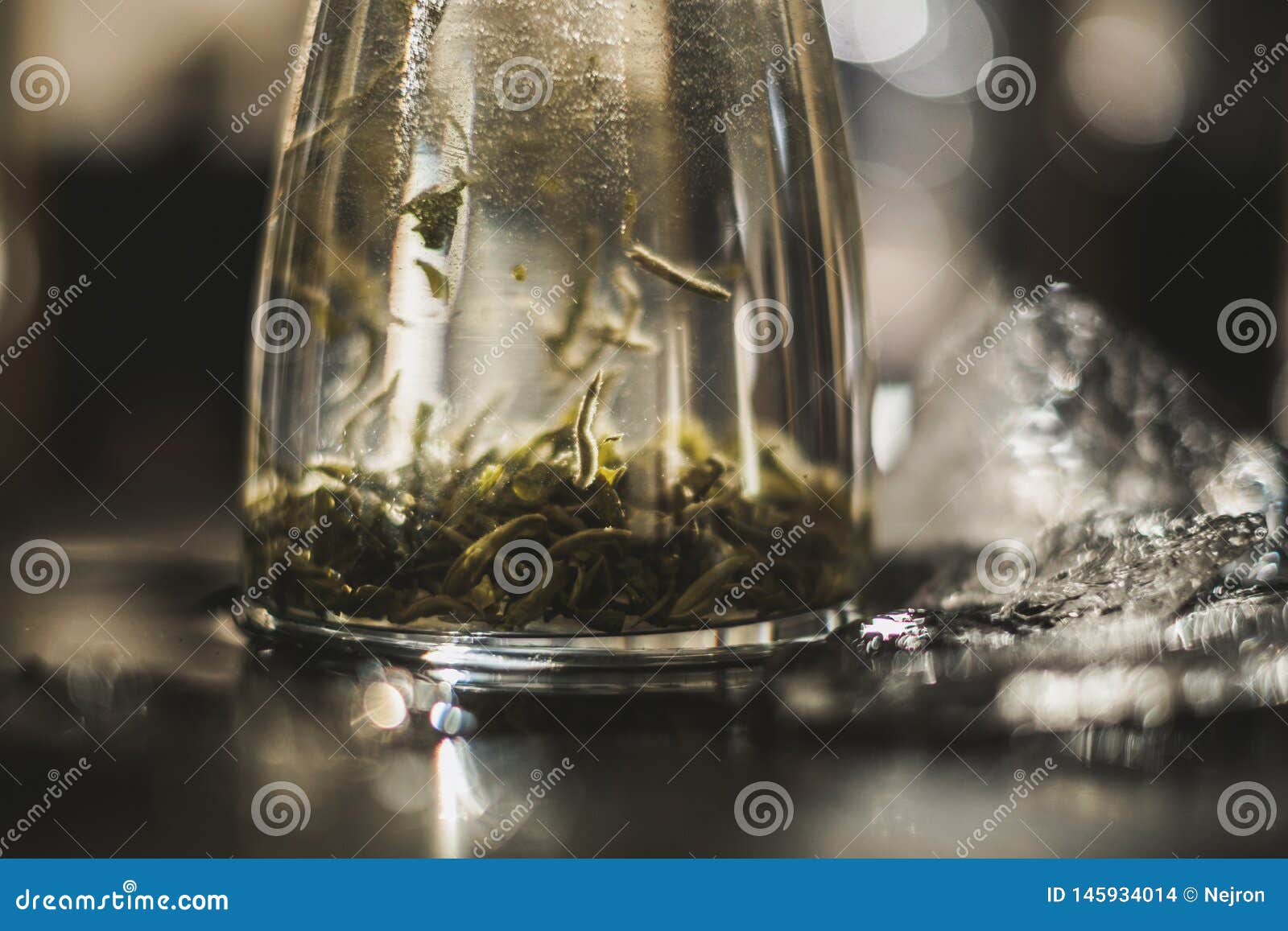 Vertical brewing of a tea stock photo. Image of fragrant - 145934014