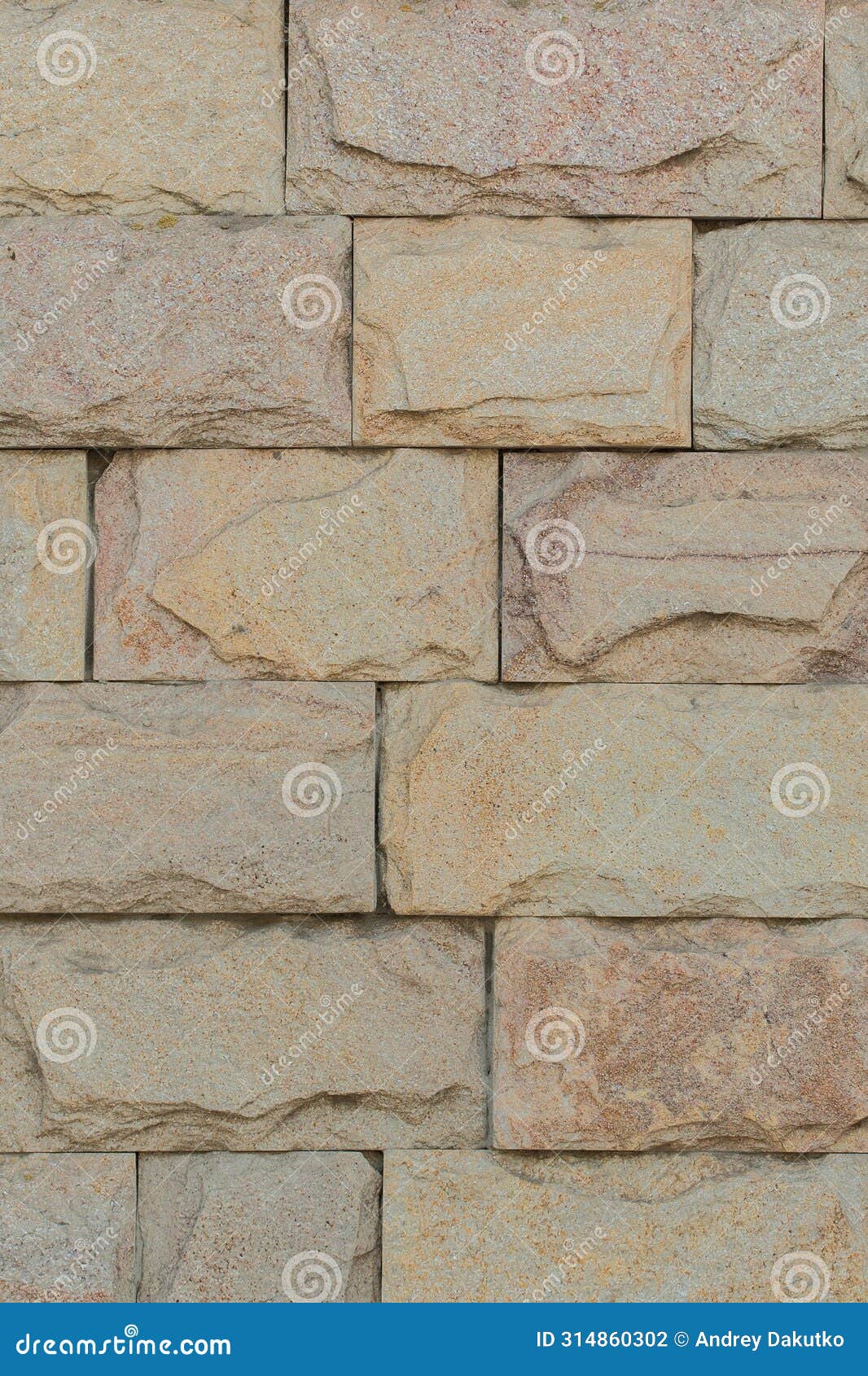 Brick Sand Retro Color Stone Wall Masonry Texture Background Rough ...