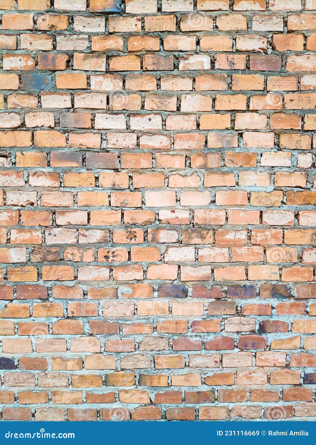 Vertical Brick Wall Texture For Backgrounds Royalty-Free Stock Image ...
