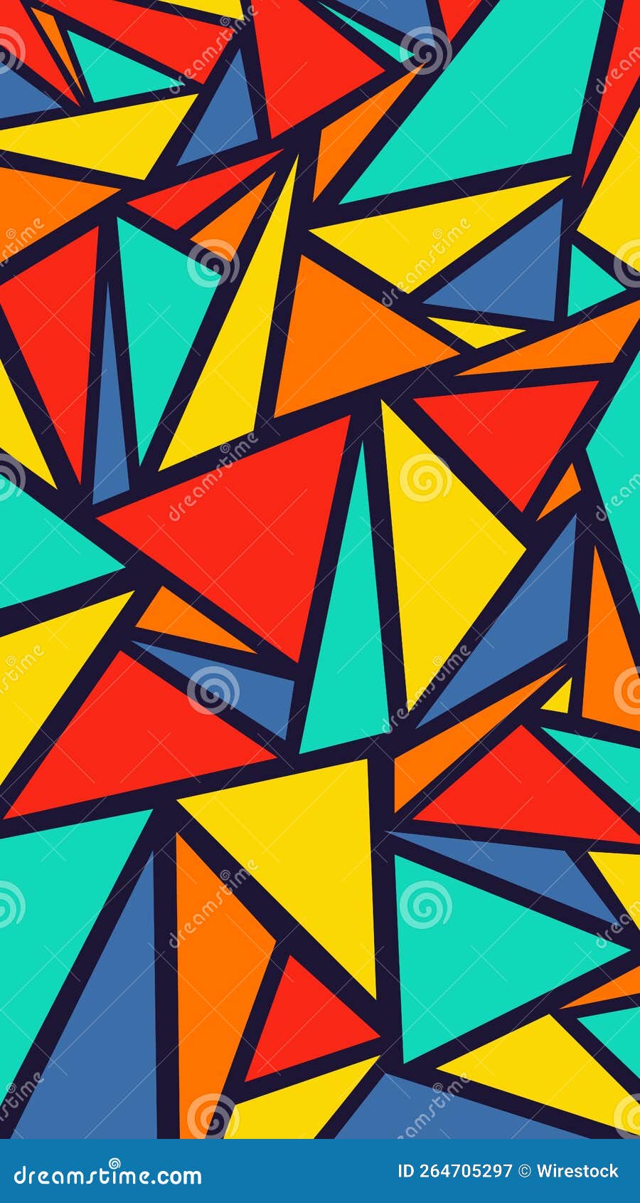 Vertical Bright Colorful Abstract Background. Stock Illustration ...