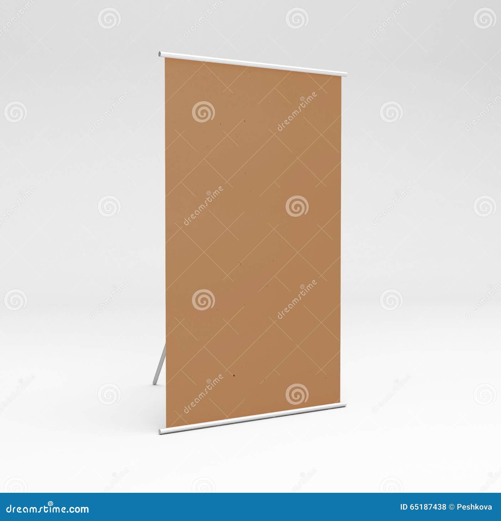 Vertical brown stand stock illustration. Illustration of education ...