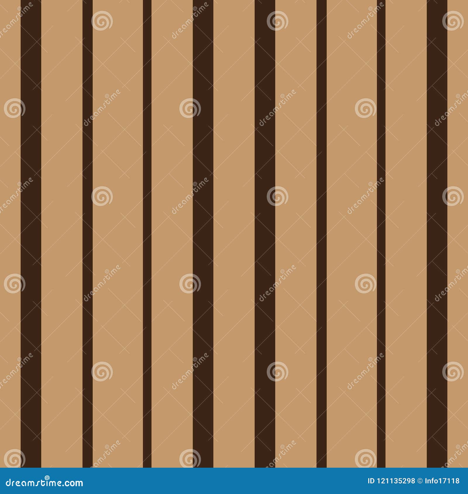 Vertical Brown Stripes Seamless Print Vector Stock Vector ...
