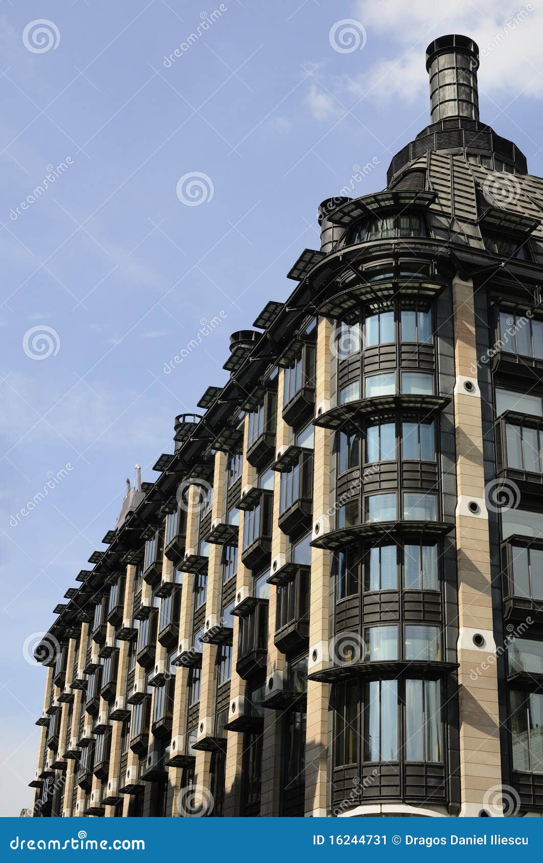 Vertical building stock image. Image of blue, buildings - 16244731