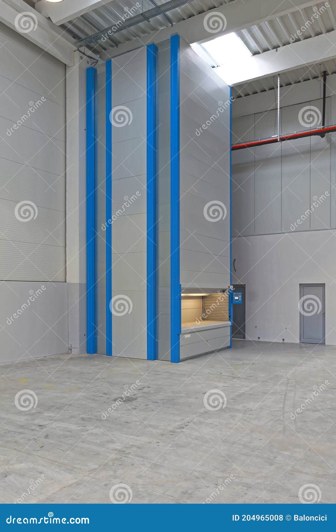 Vertical Carousel Storage stock photo. Image of technology - 204965008
