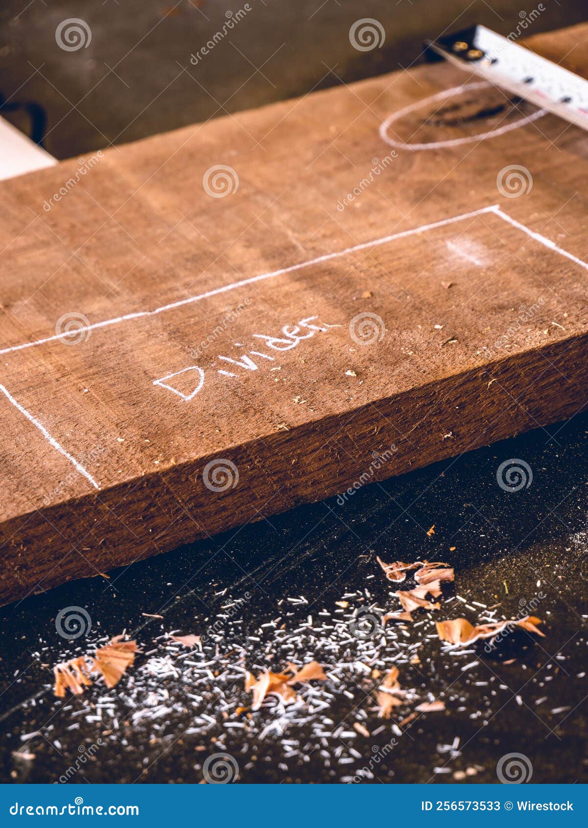 Vertical of a Carpentry in Process, the Planning of the Product Stock ...